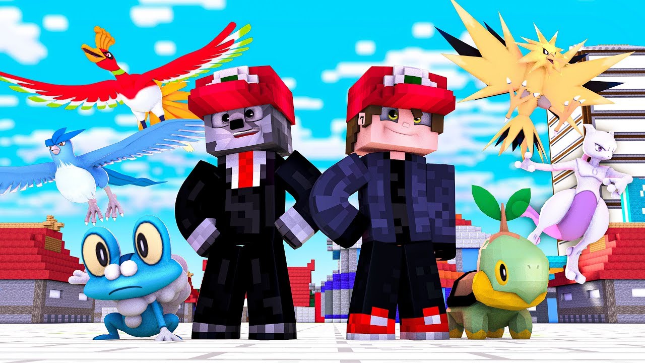 Minecraft : Liga Pokemon Ep. 1 - NOVA SÉRIE DE PIXELMON - YouTube