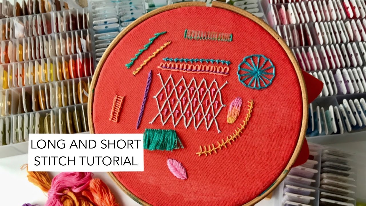 Long And Short Stitch Hand Embroidery Tutorial For Beginners DIY long-and-short-stitch-hand-embroidery-tutorial-for-beginners-diy