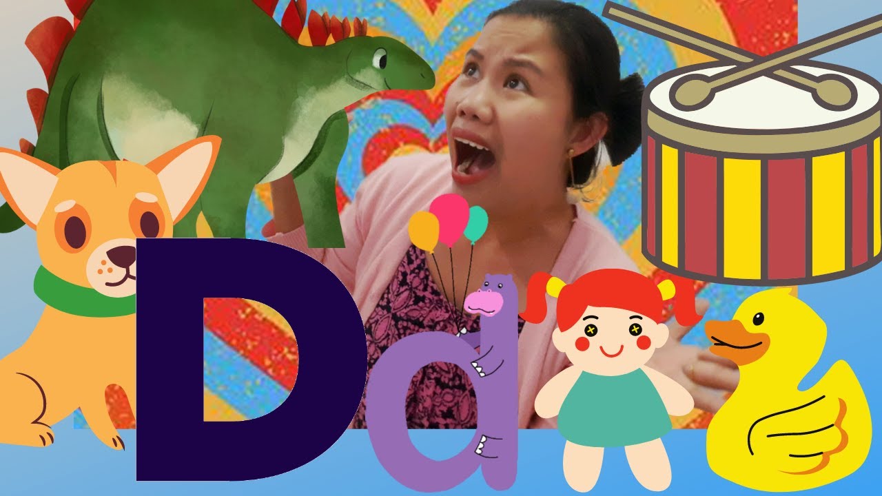 Online learning (Letter Dd) for Preschoolers and Kindergartens # ...