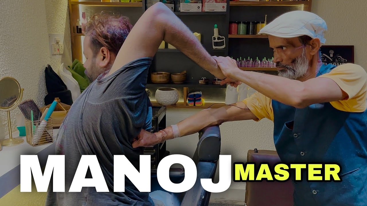 ASMR Head massage, Crunchy Neck Cracking with body Stretching by INDIAN ...