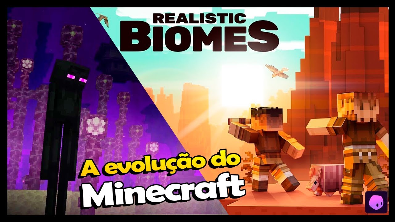 REALISTIC BIOMES! A VERSÃO MELHORADA DOS BIOMAS DO MINECRAFT! NOVOS ...