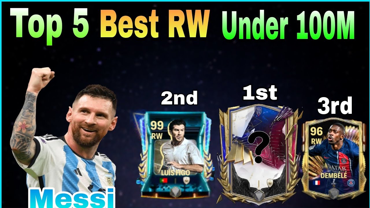 BEST RIGHT WINGERS UNDER 100M IN FC25 MOBILE | Best RW Under 100M in ...