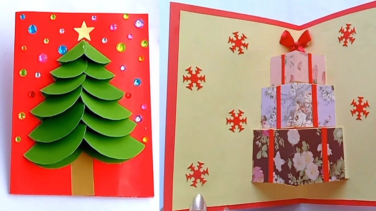 How To Make Christmas Card Handmade Easy Card Tutorial YouTube how-to-make-christmas-card-handmade-easy-card-tutorial-youtube