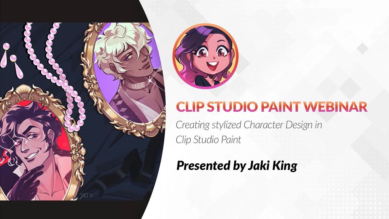 Creating stylized Character Design in Clip Studio Paint with Jaki King ...