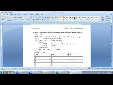 Computer Science|| IGCSE (0478) || O - Levels (2210) || Pseudo-code Quick Recap - YouTube