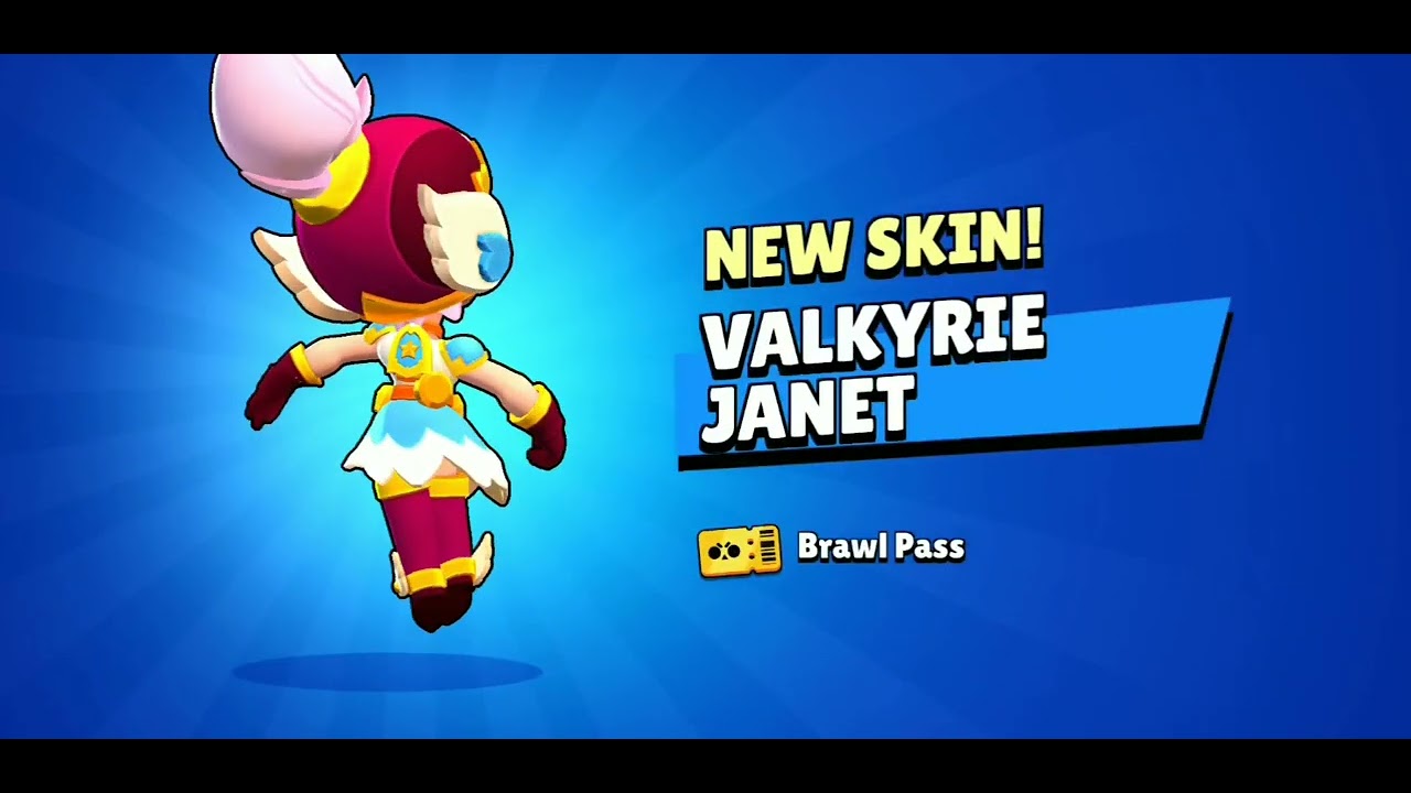 Unlocking Valkyrie Janet! #brawlstars - YouTube