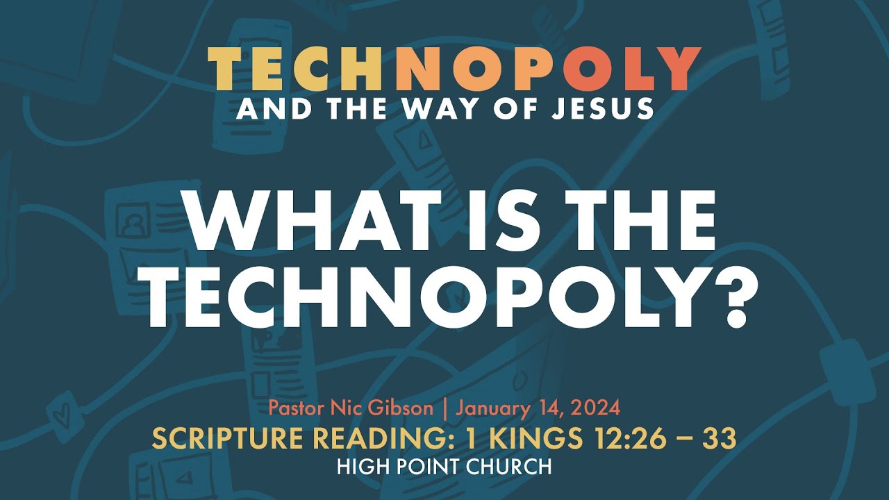 What is the Technopoly? // Technopoly and the Way of Jesus - YouTube