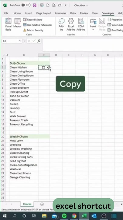 excel short #exceltricks - YouTube
