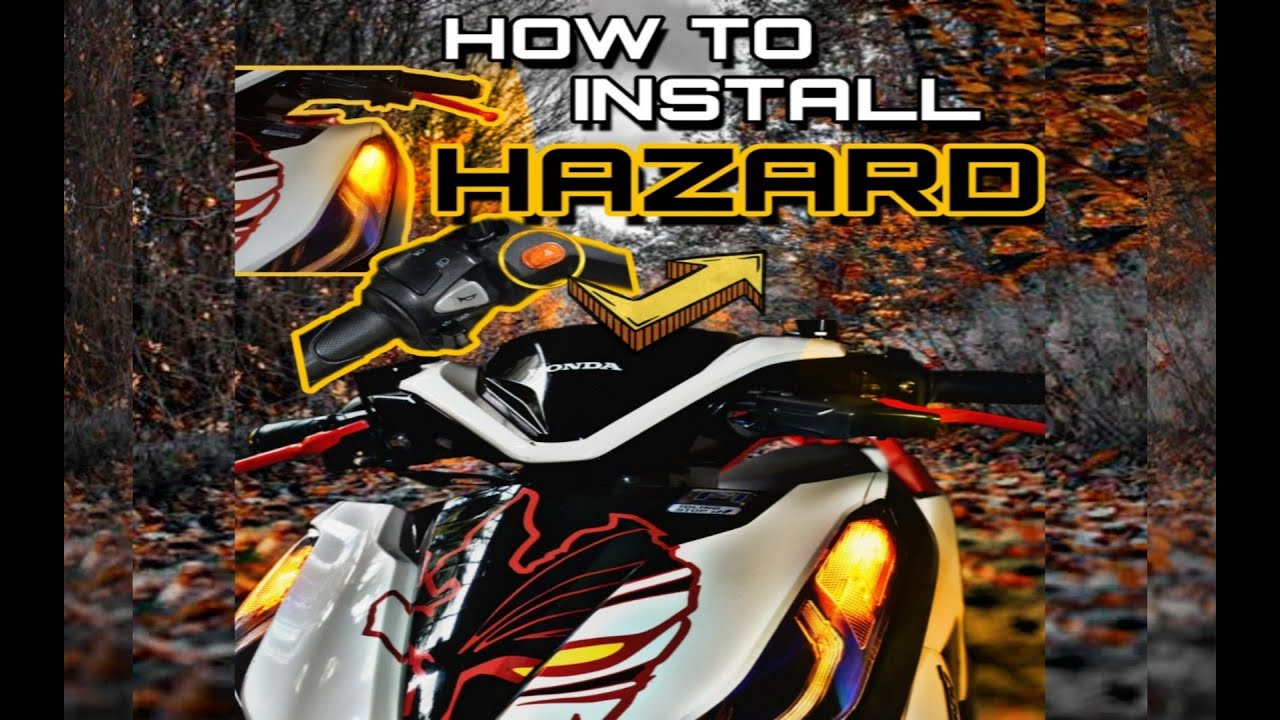HOW TO INSTALL HAZARD | DIY: Installed on Honda Click 125/150i - YouTube