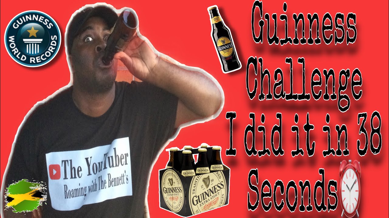Guinness Challenge I can’t believe I drink all in 38. Seconds #Guinness ...