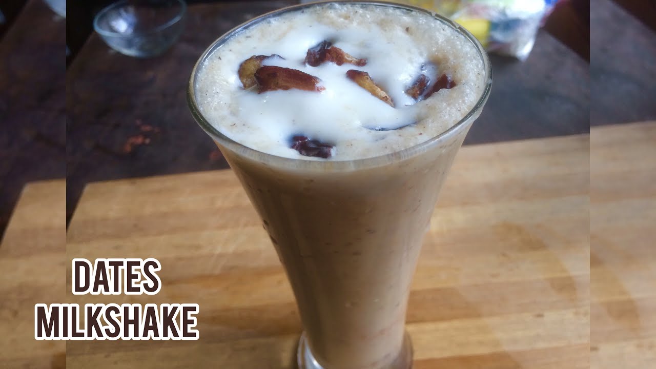 Dates milkshake recipe / ಖರ್ಜೂರ ಮಿಲ್ಕ್ ಶೇಕ್ ಒಮ್ಮೆ ಮಾಡಿ ನೋಡಿ / dates ...