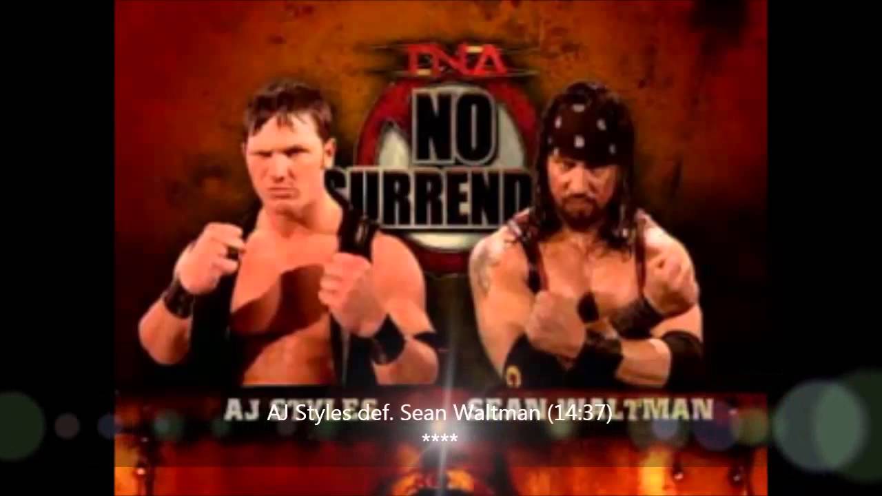 TNA No Surrender 2005 Review - YouTube