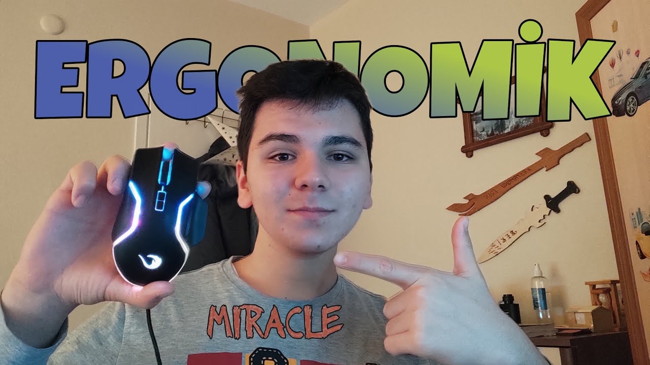 8 TUŞLU MOUSE RAMPAGE MİRACLE M1 İNCELEME - YouTube