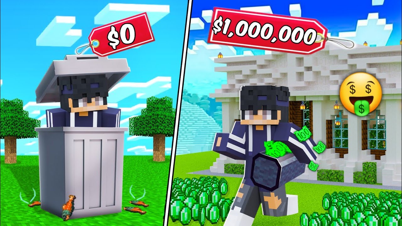 Becoming A BILLIONAIRE By Robbing a BANK VAULT in Minecraft! Realtime ...