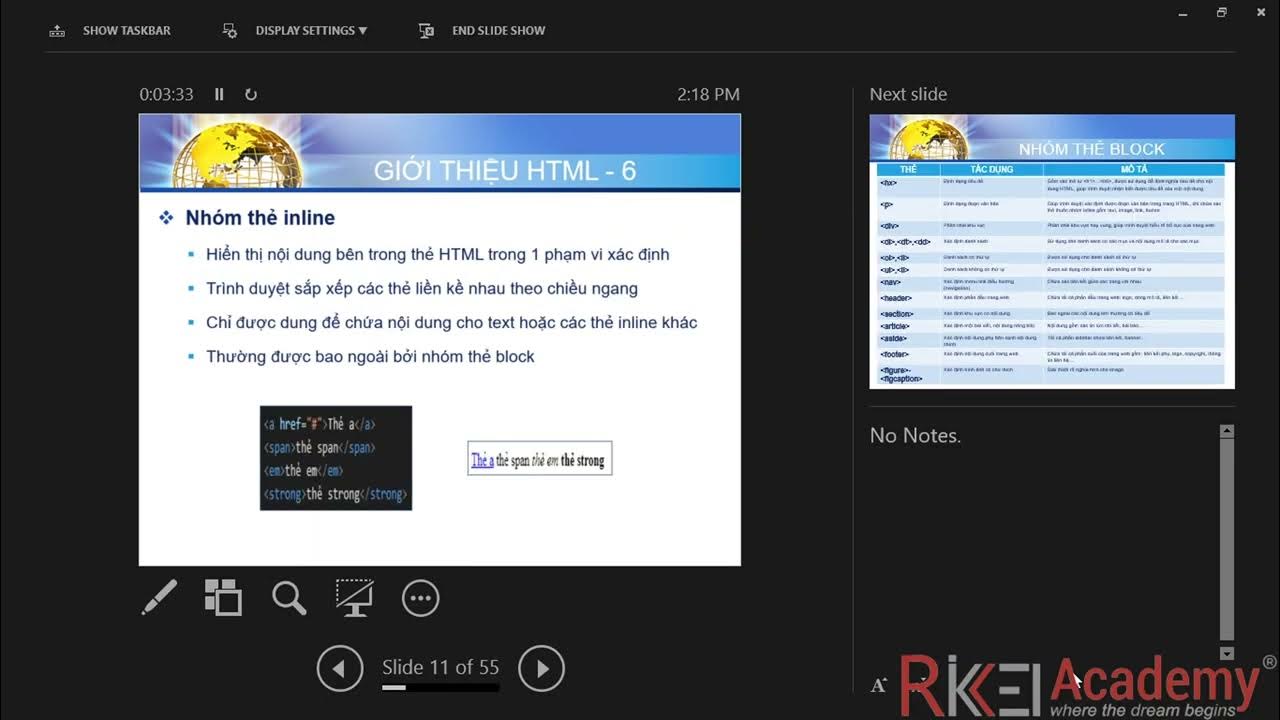 Rikkei Academy - Java - Module 03 - HTML: Block - Inline - YouTube