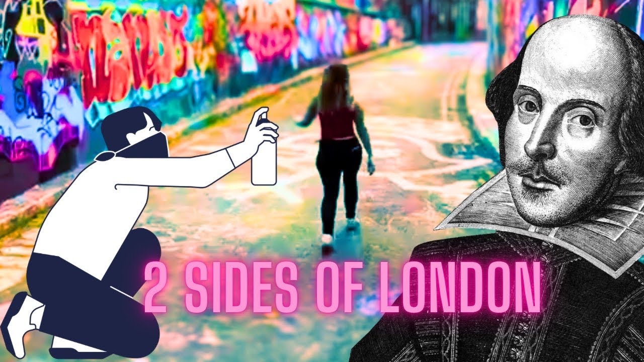 2 Sides of London - Banksy & Shakespeare | Travel Mini Vlog - YouTube