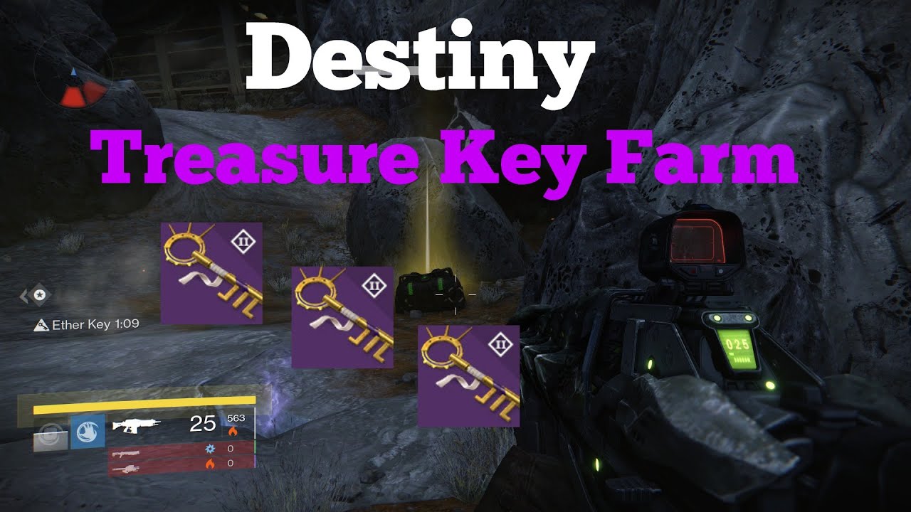 Destiny Treasure Key Farm Venus!!! - YouTube