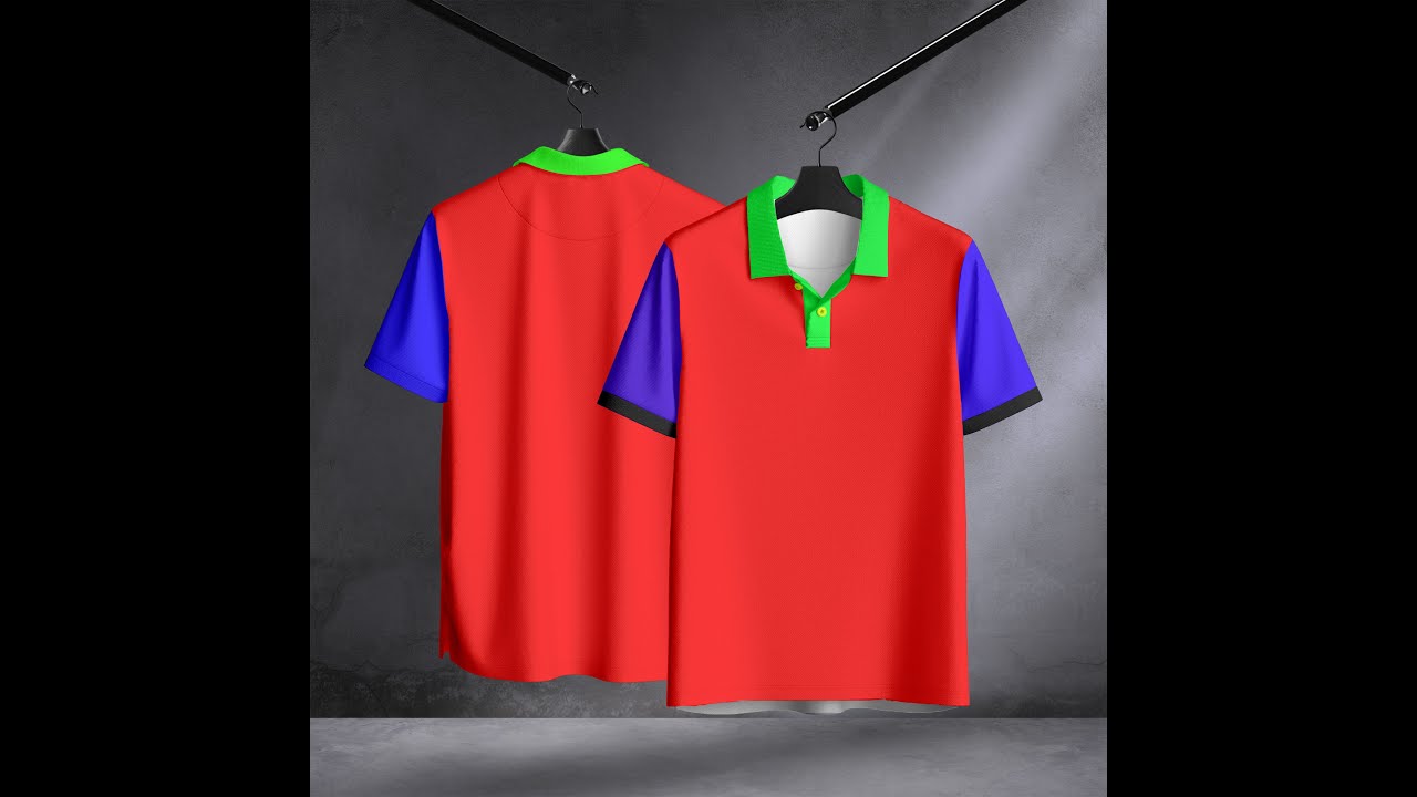 MOCKUP POLO SHIRT HANGER - YouTube