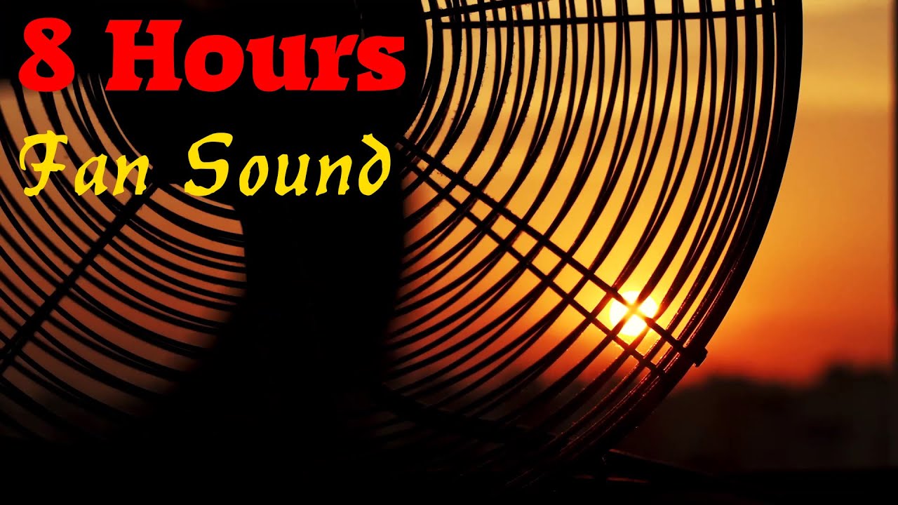 8 Hours Smooth Fan Sounds For Sleeping | Soothing Raining Sounds ...