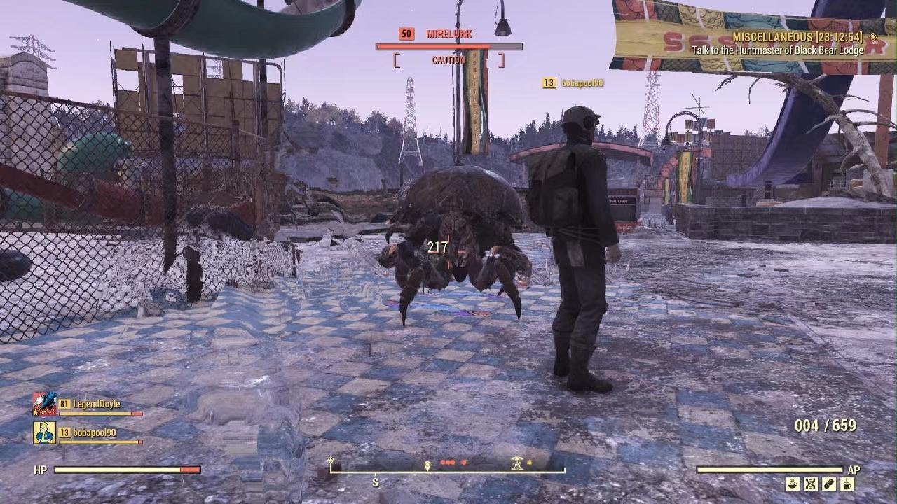 Fallout 76 - Crabs! - YouTube