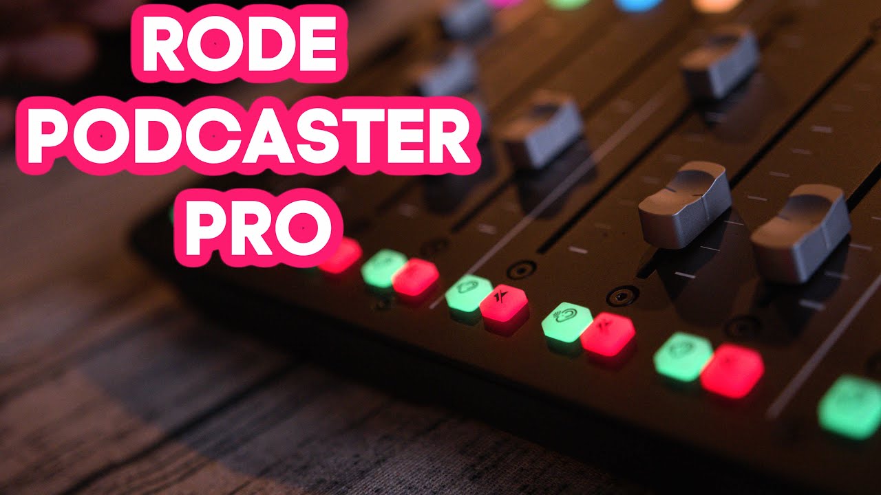 All You Need To Create A Podcast! | The Rode Podcaster Pro - YouTube
