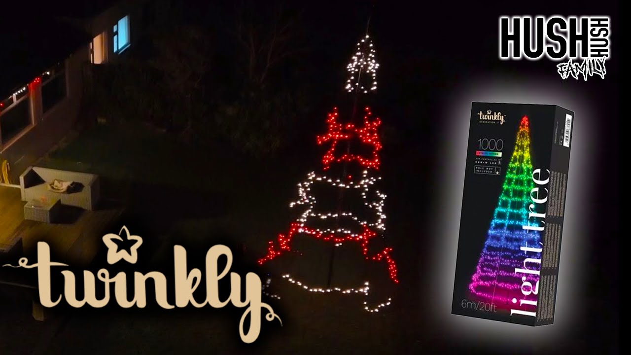 Twinkly 3D Light Tree Full Unboxing & Set Up - YouTube