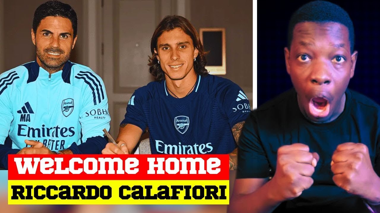 WELCOME TO ARSENAL | Riccardo Calafiori SIGNS For Arsenal! - YouTube