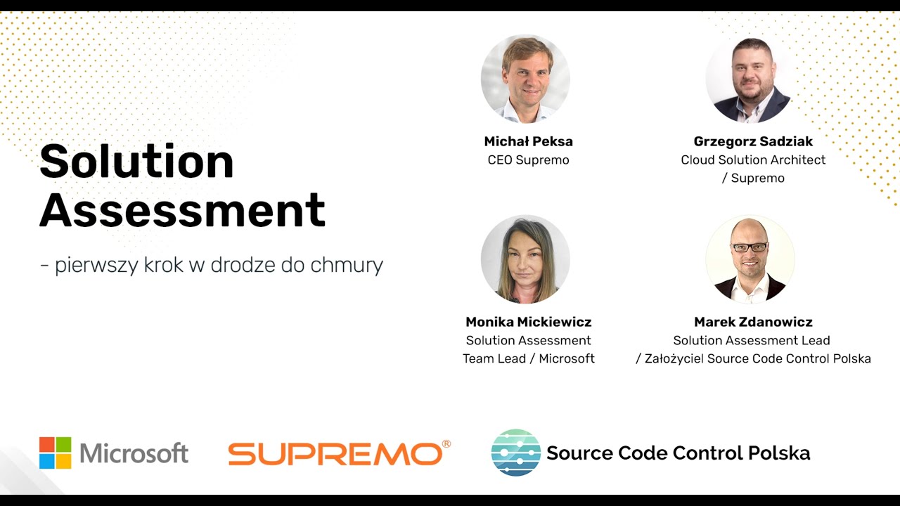 Microsoft Poland Azure Solution Assessment Webinar April 2023 - YouTube