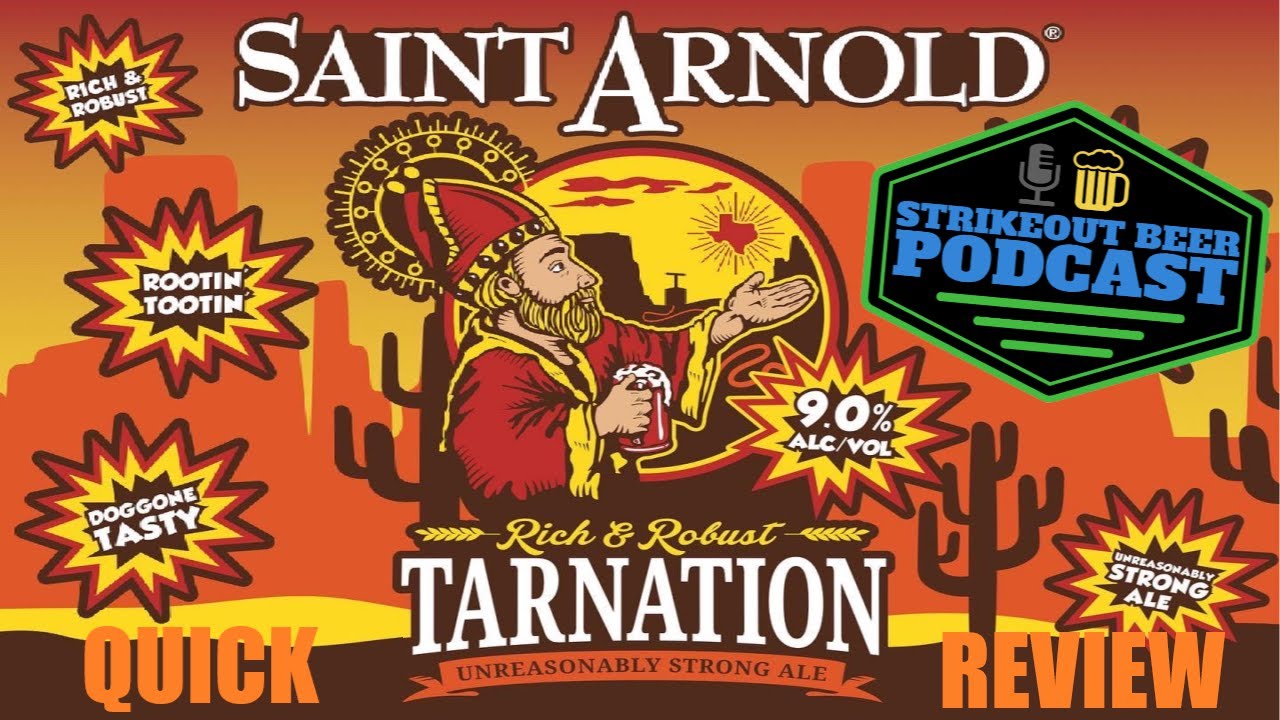 Saint Arnold Brewing Tarnation Quick Beer Review! - YouTube