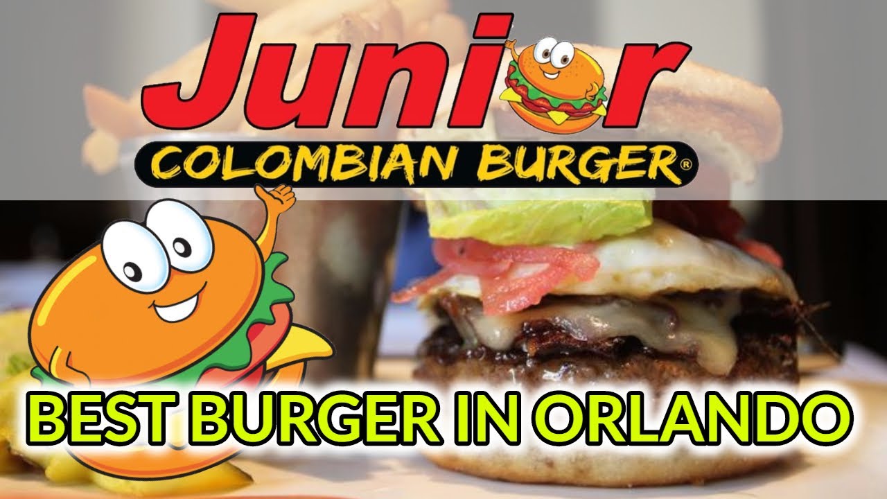 Junior Colombian burger, Best Burger in Orlando - YouTube