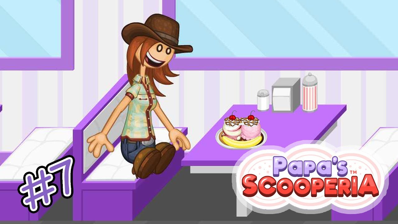 Papa's Scooperia #7 - Peggy - YouTube