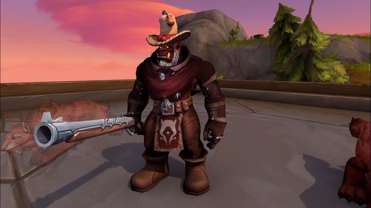 Wow Transmog : Cowboy Hunter Transmog + Pets ! - YouTube