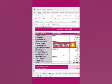 Shortcut Key To Select Entire Column With Blank Cells In Excel #shorts ...