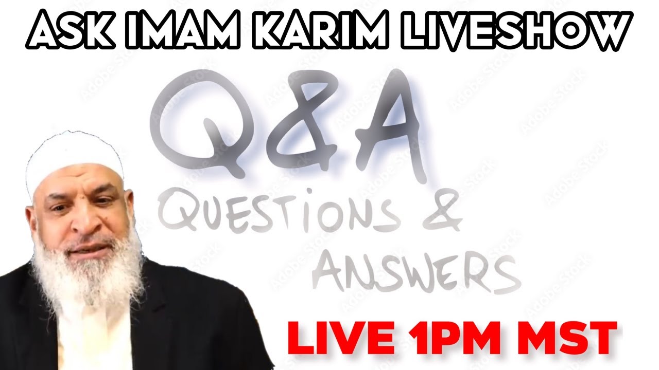 Ask Imam Karim Liveshow - YouTube