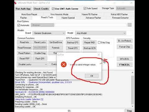is not valid integer value Vrey Big Bug In UMT New Update - YouTube