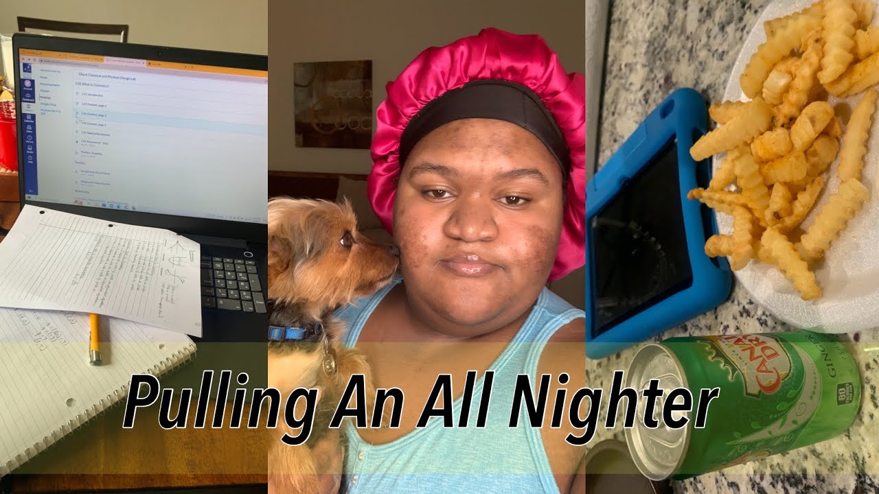 Pulling An All-Nighter | air fried foods, school work, hair, skincare ...