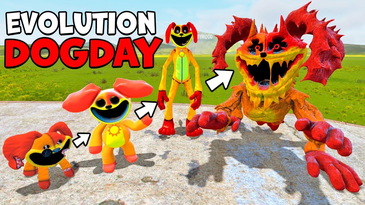 EVOLUTION OF NEW TITAN DOGDAY IN POPPY PLAYTIME CHAPTER 3 IS INSANE ! Garry's Mod - YouTube