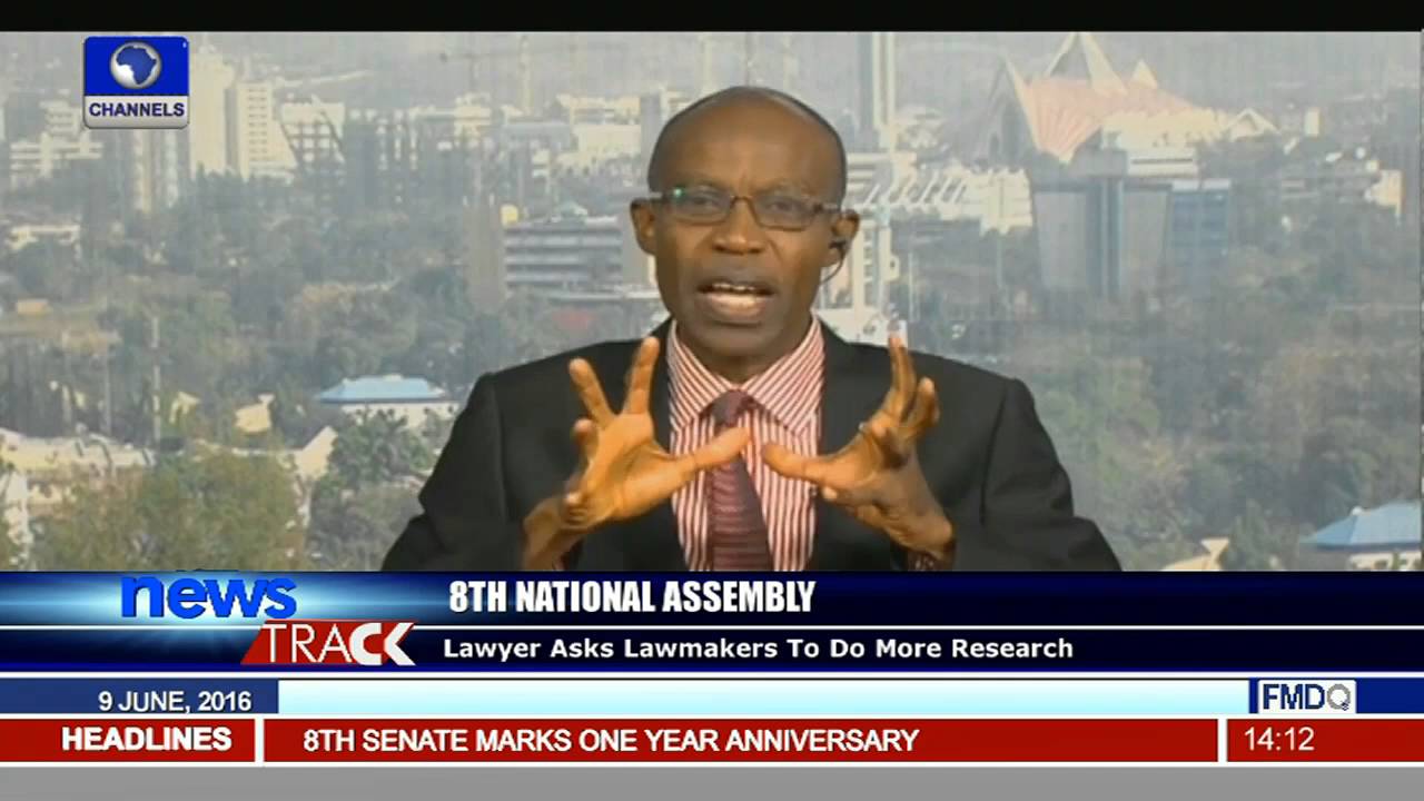 8th National Assembly: Lawyer Asks Lawmakers To Do More Research - YouTube