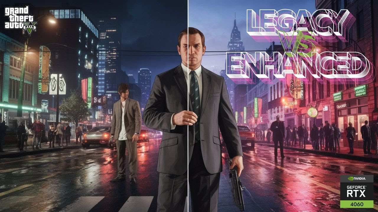 🎤 GTA 5 Enhanced vs Legacy - BIG Difference Explained! 🤯| RTX 4060 ...