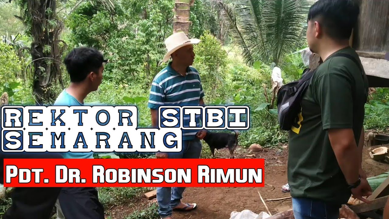 #Vlog4 Bersama Rektor STBI Semarang | Pdt. Dr. Robinson Rimun - YouTube