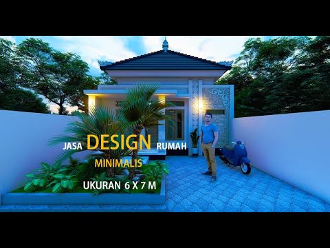 Jasa design rumah minimalis 6x7 m lokasi jogja