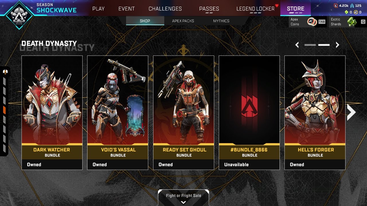 Apex Legends: Death Dynasty Store Update - YouTube