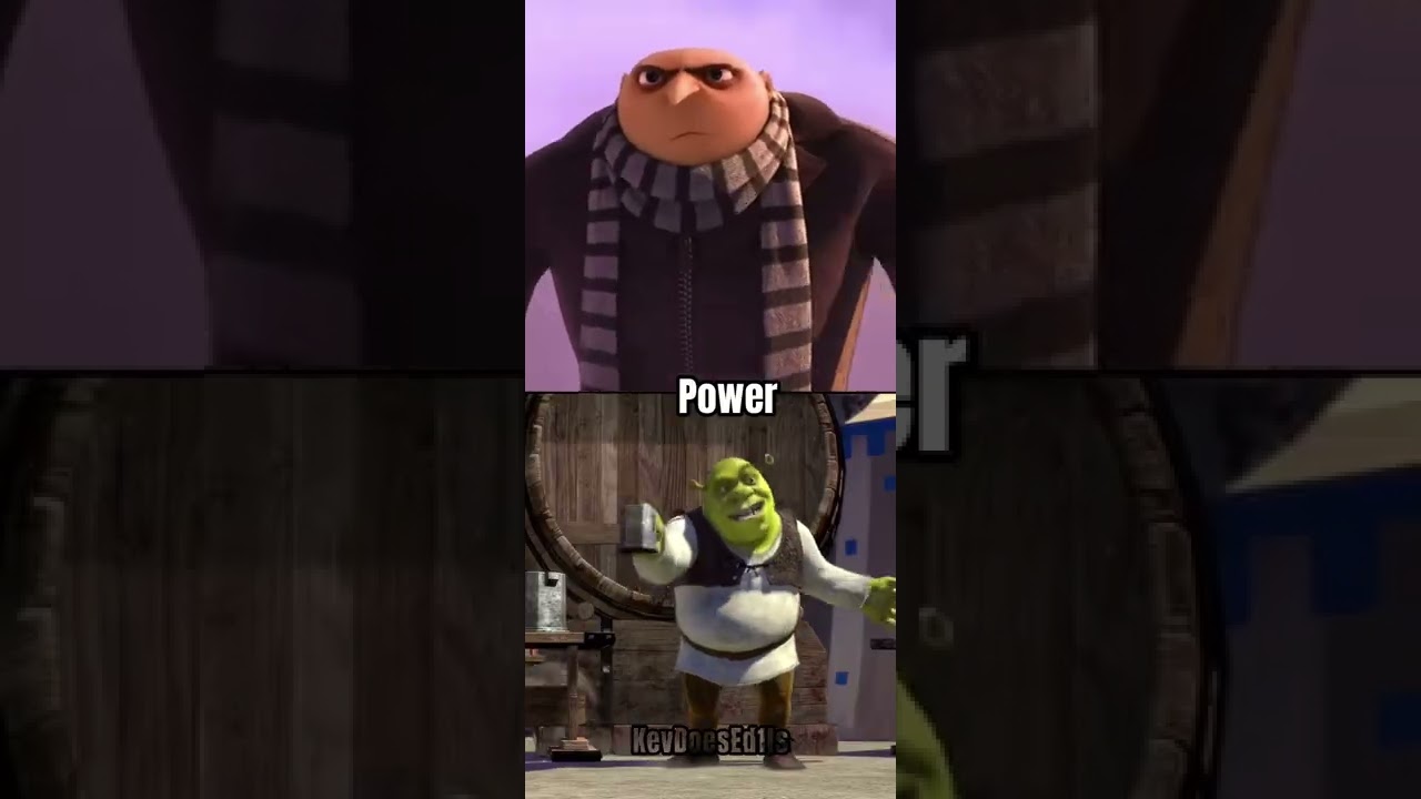 Gru Vs Shrek (suggested) #gru #shrek #shorts - YouTube