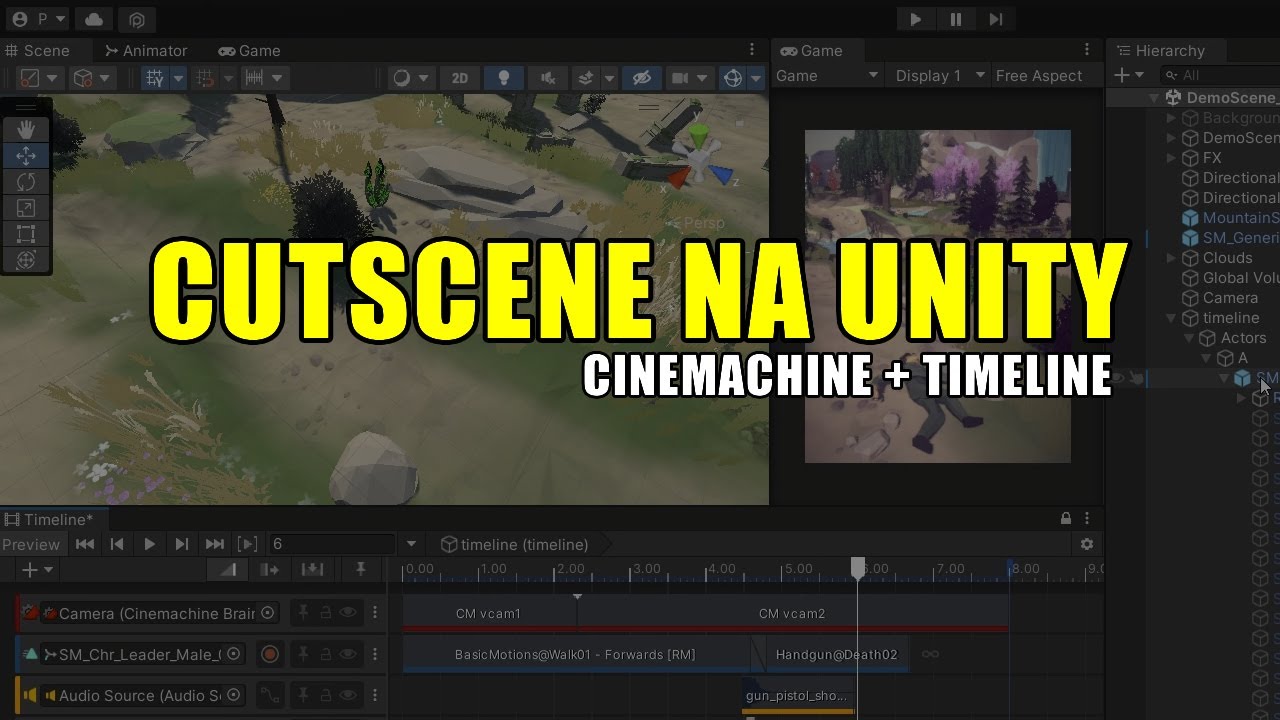 Cutscene Na Unity Com Cinemachine E Timeline Youtube