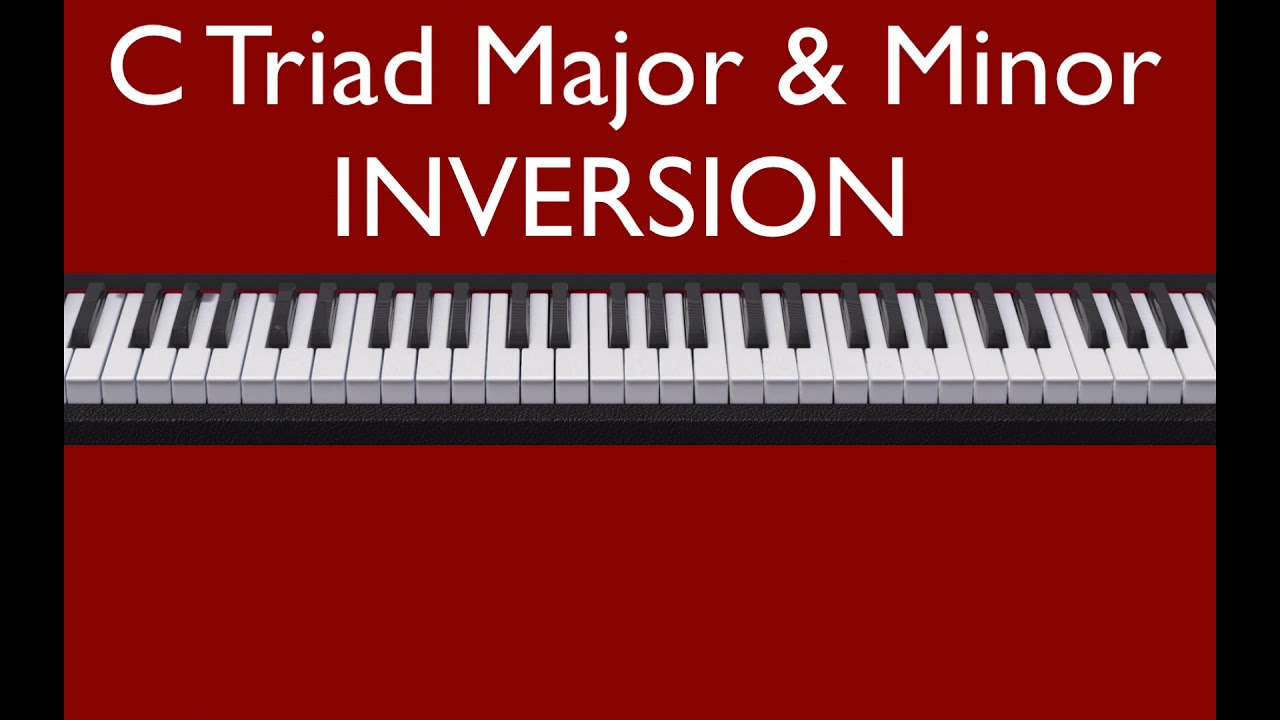 [스케일 / 연습 / 청음] [EarTraining]C Triad Chord in Major & Minor Inversion ...