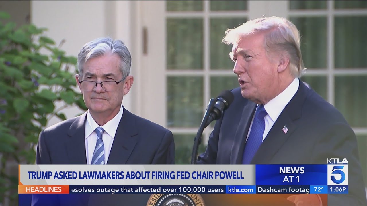 Trump tells GOP lawmakers he will likely fire Powell ‘soon’ - YouTube