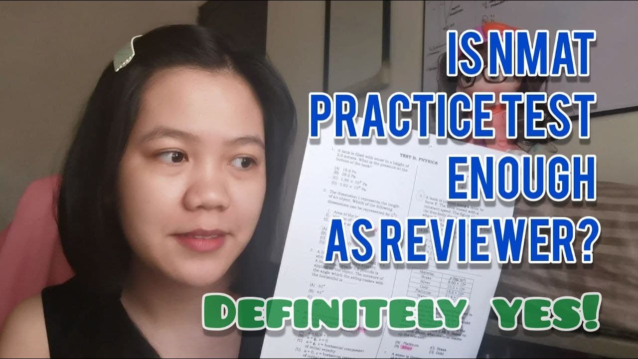 How to efficiently review NMAT PRACTICE TEST in just 2 weeks. - YouTube