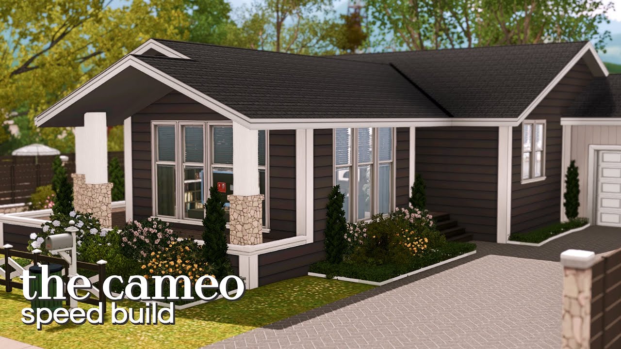 the cameo | building a medium sized family home in the sims 3・speed ...