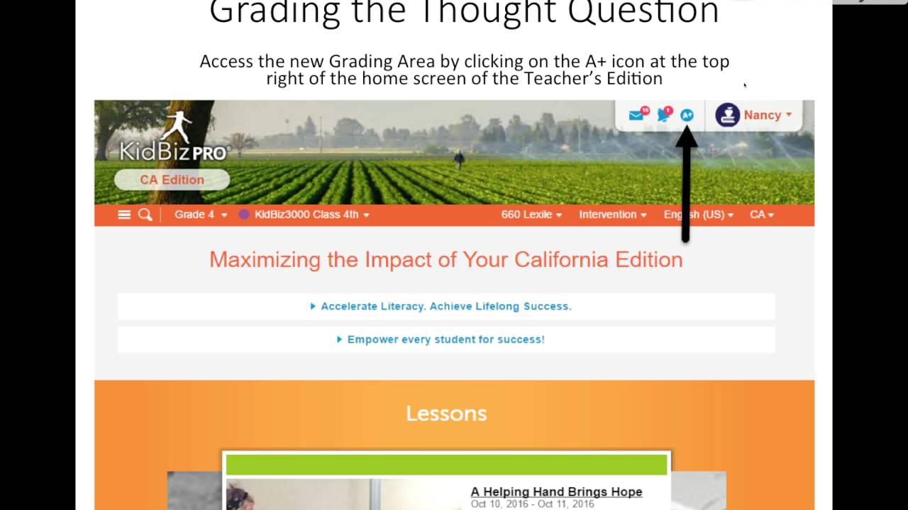 Achieve3000 Bonus Lessons - YouTube