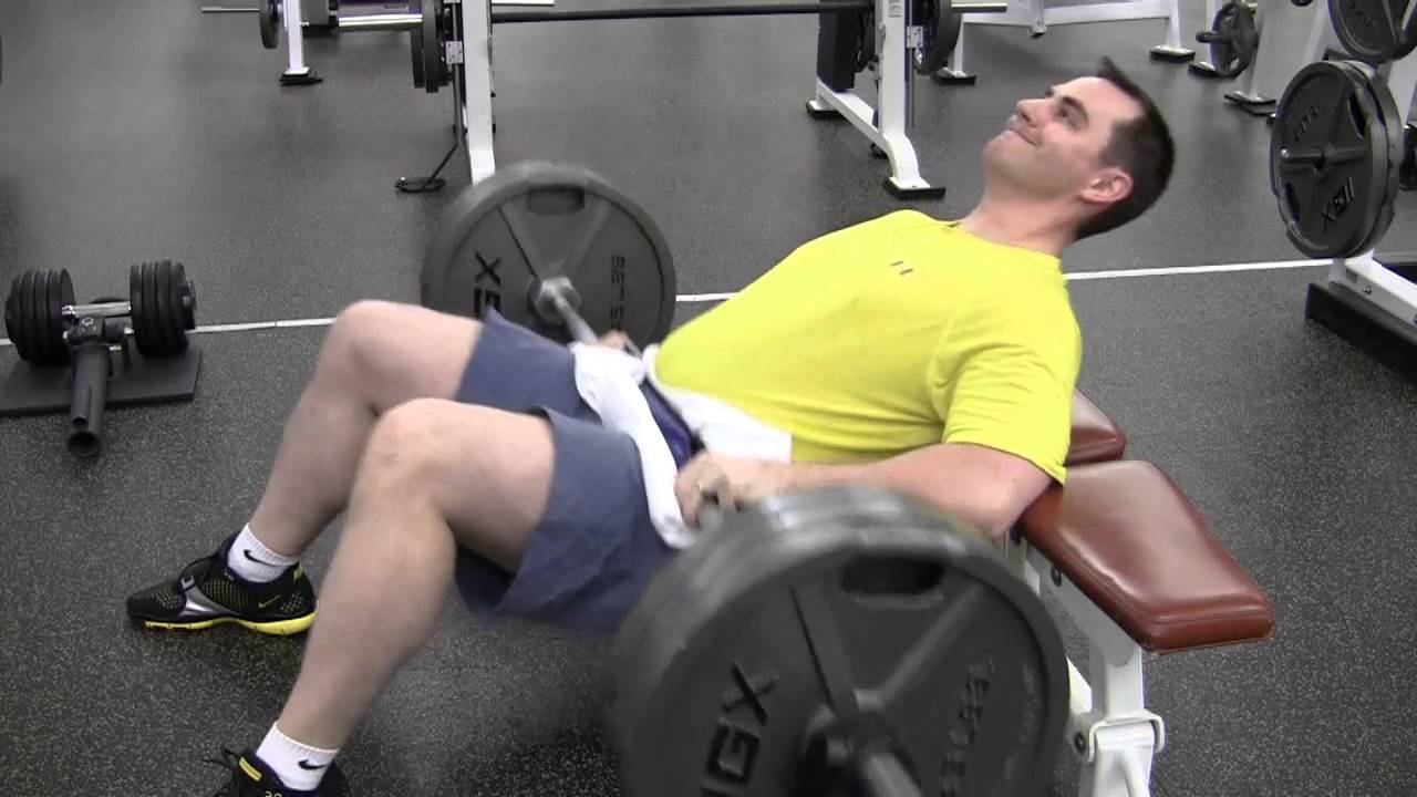 Glute Hip Press - YouTube